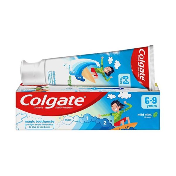 Colgate Mild Mint Magic Kids Toothpaste 6–9 Years | Supamart UK