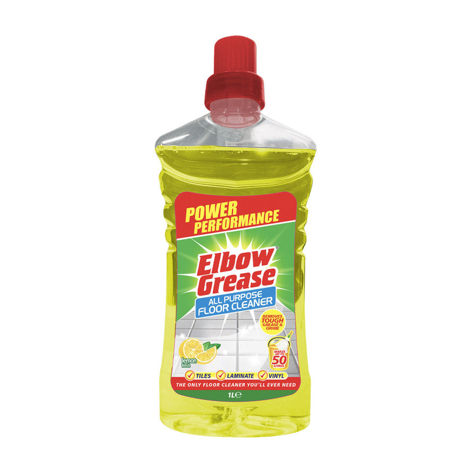 Elbow Grease Concentrated Lemon Floor Cleaner 1L | Supamart UK