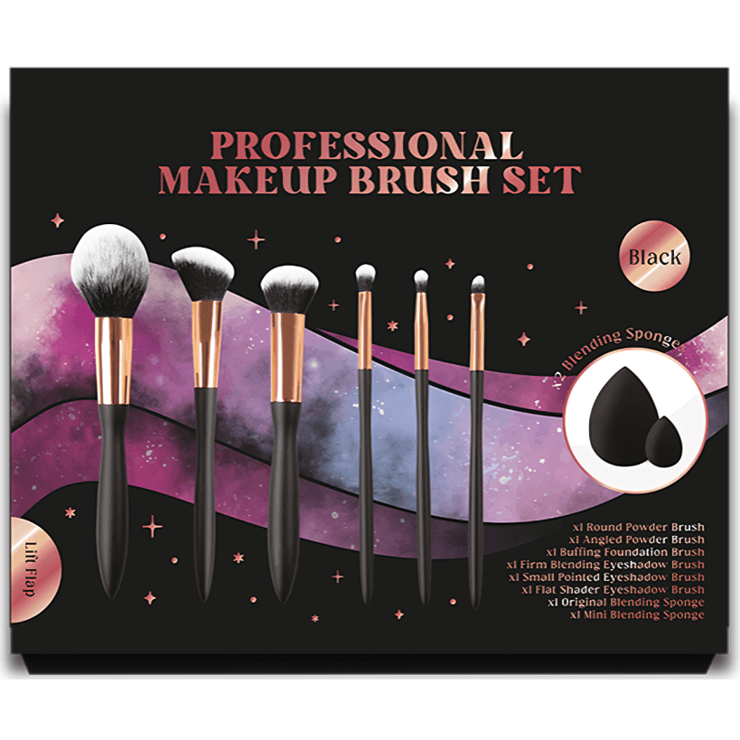 Gifts & Gadgets Professional Makeup Brush Set, Set Of 8 — Supamart