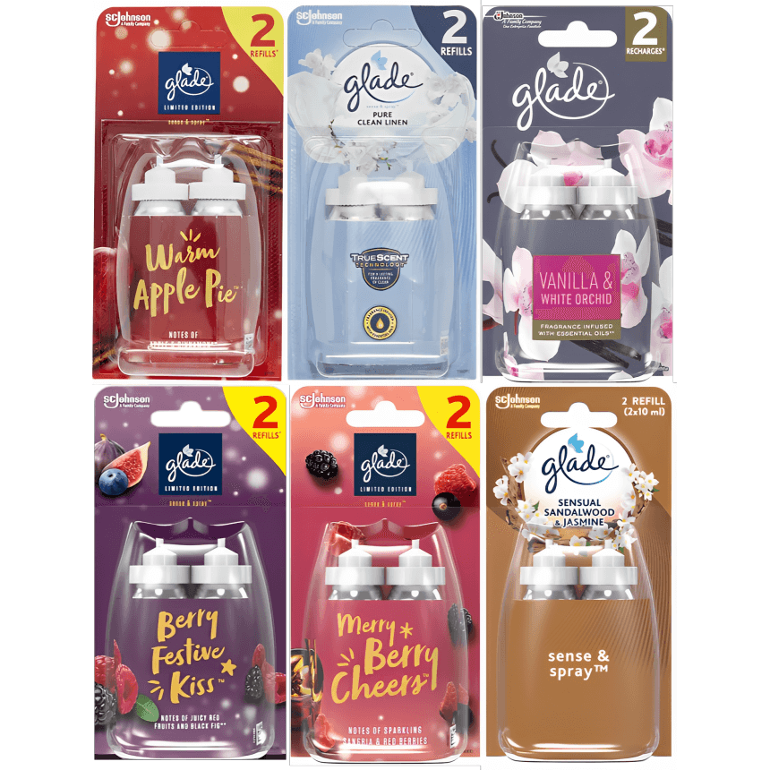 Glade Sense & Spray Refills 18ml 2 Pack | Supamart UK