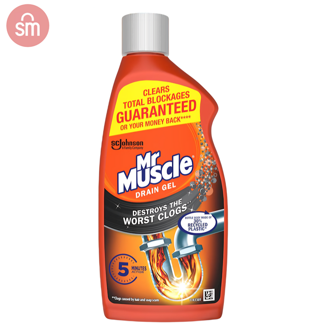 Shop Mr Muscle Drain Unblocker Gel 500ml | Supamart UK