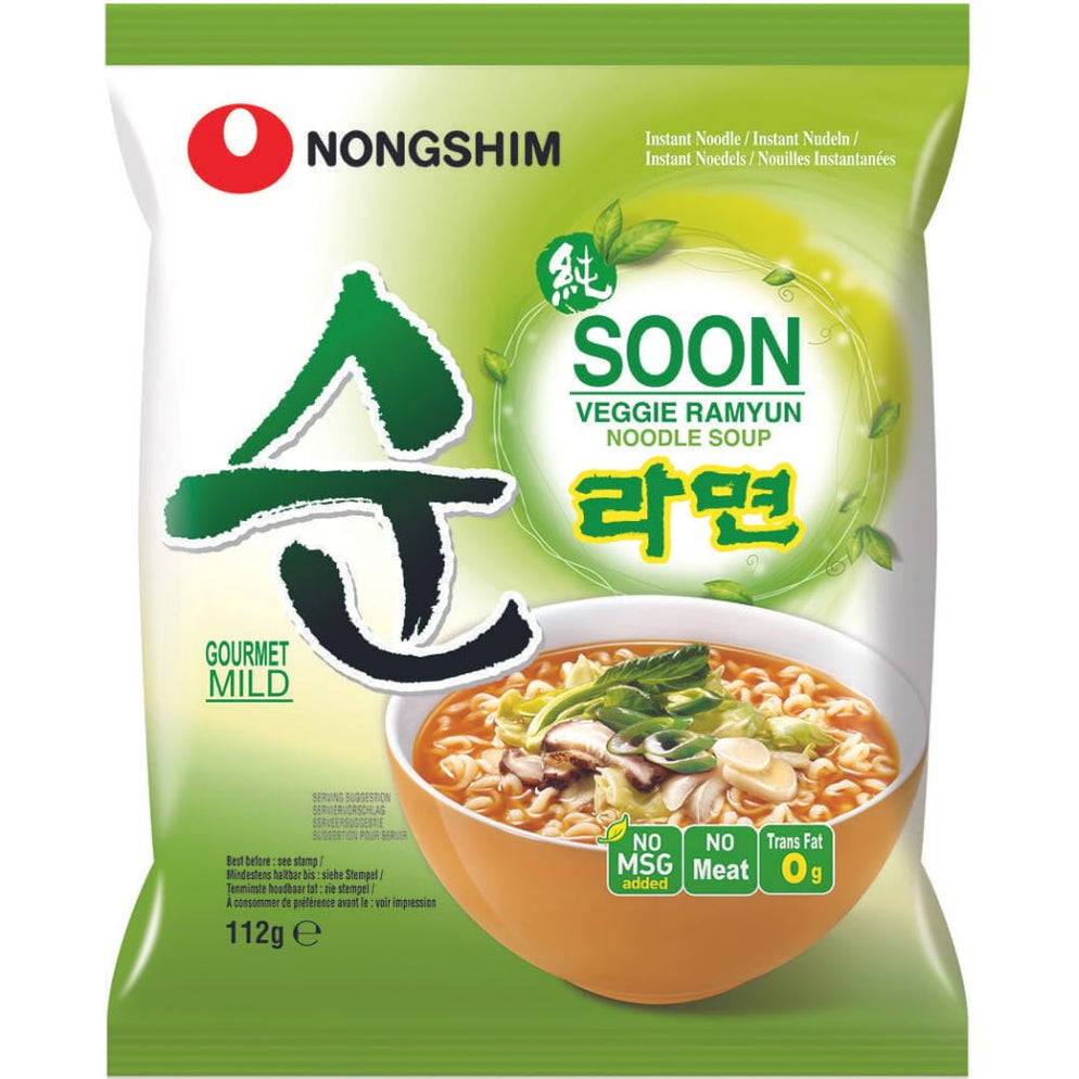 Nongshim Soon Veggie Ramyun Ramen Noodles | Supamart UK